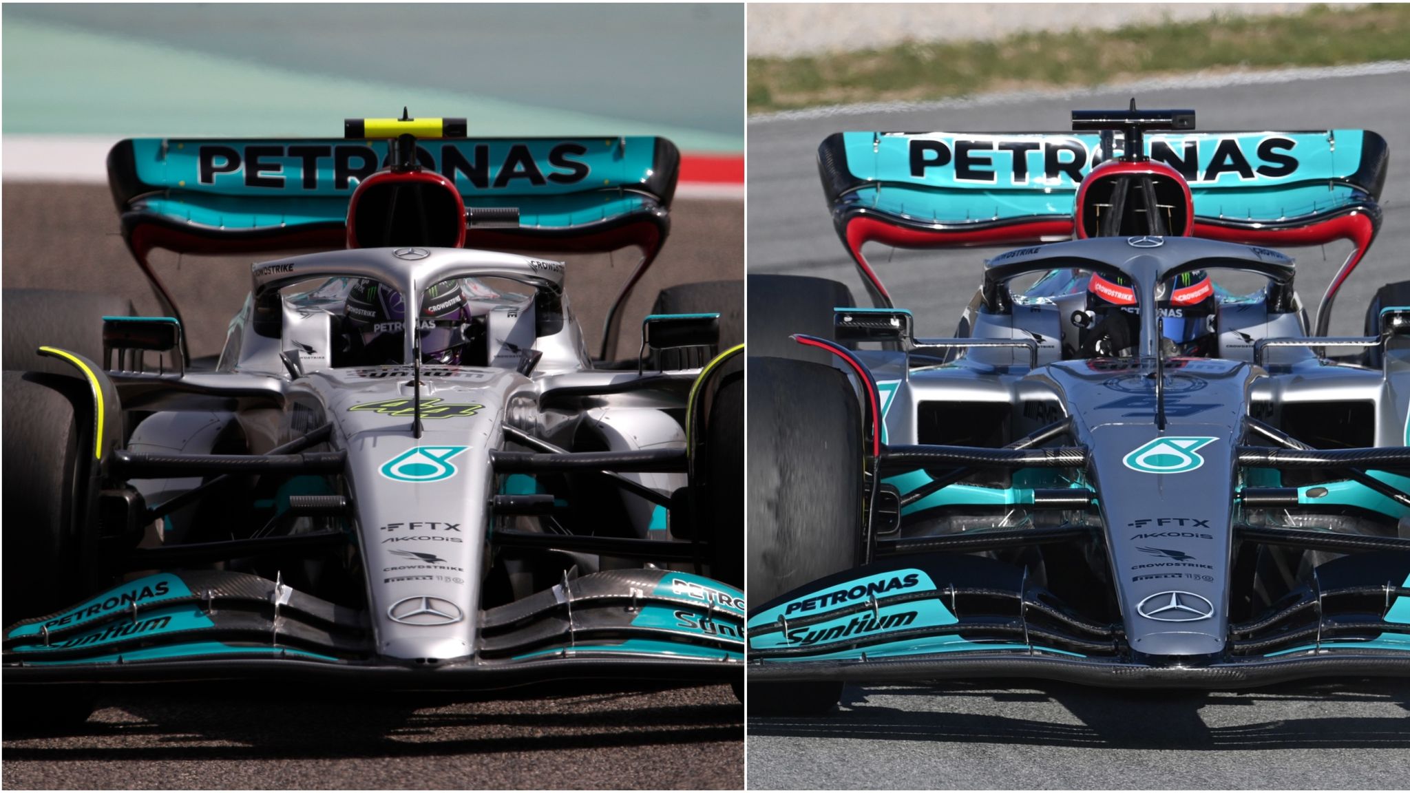 F1 Testing: Mercedes attract attention in Bahrain with radical 'no ...