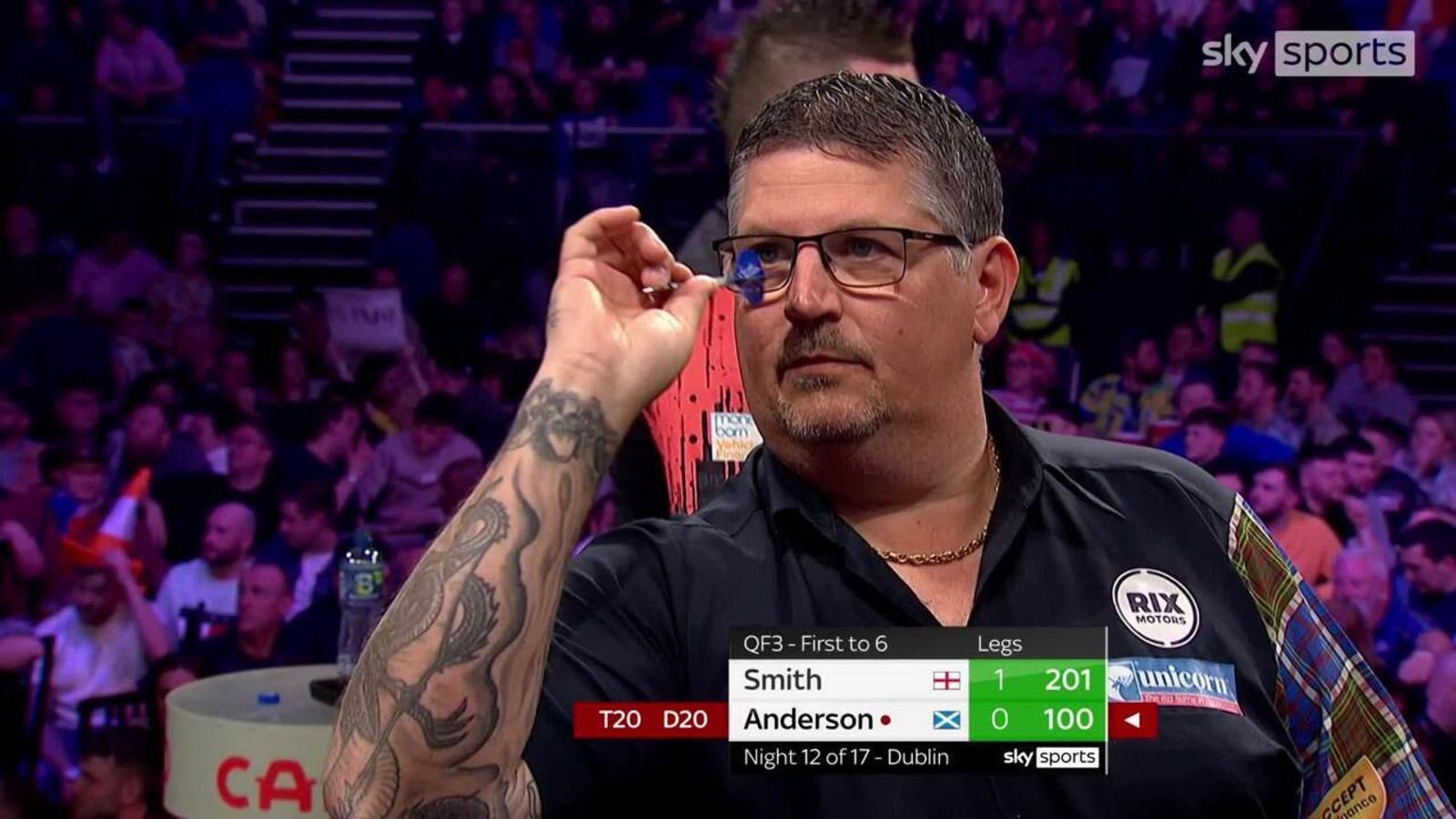 Gary Anderson with an early ton checkout | Darts News | Sky Sports