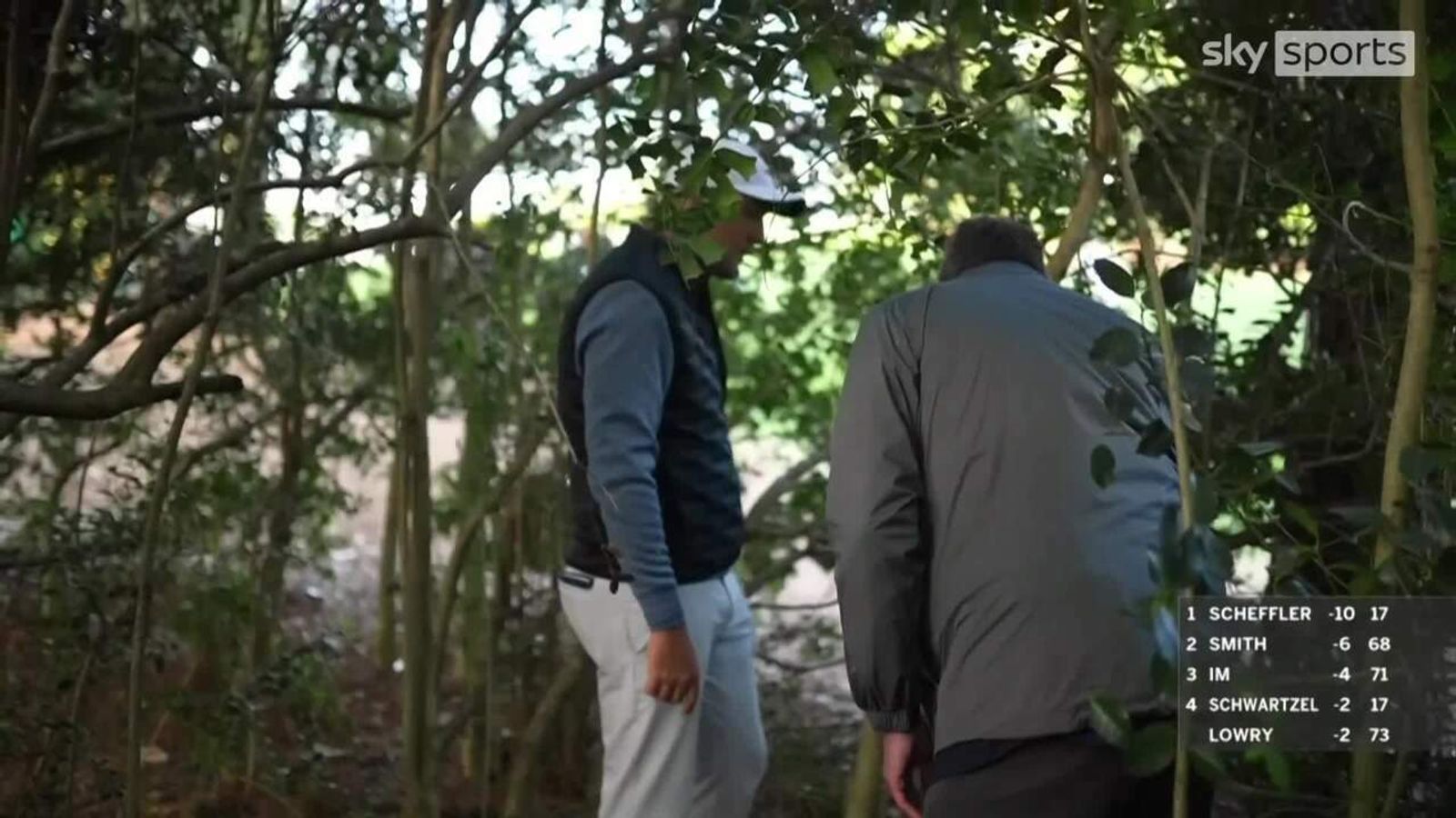 Scottie Scheffler's recovery after tee shot shocker! | Golf News | Sky ...