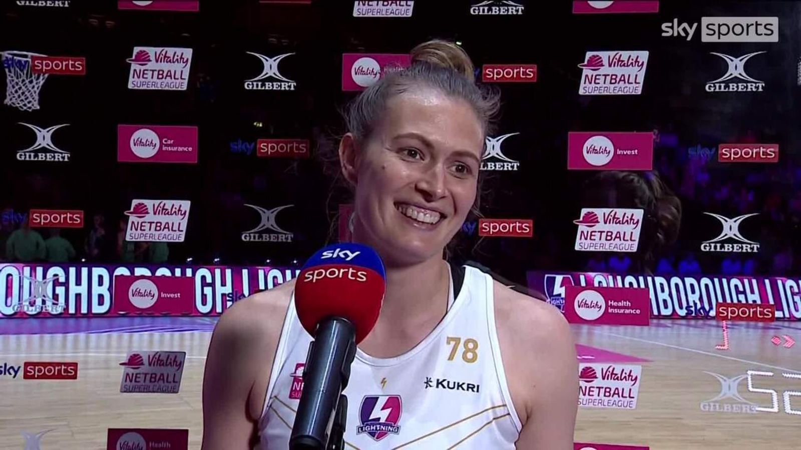 Ella Clark praises Loughborough Lightning's team performance | Netball ...