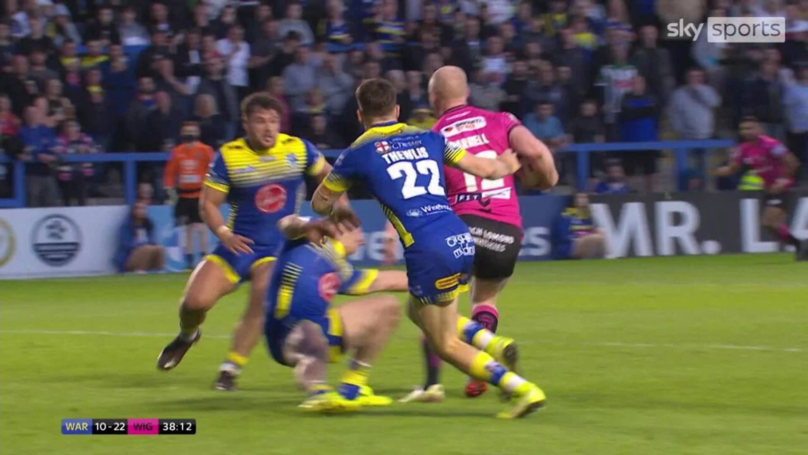 Liam Farrell's fancy footwork gets Wigan try | Rugby League News | Sky ...