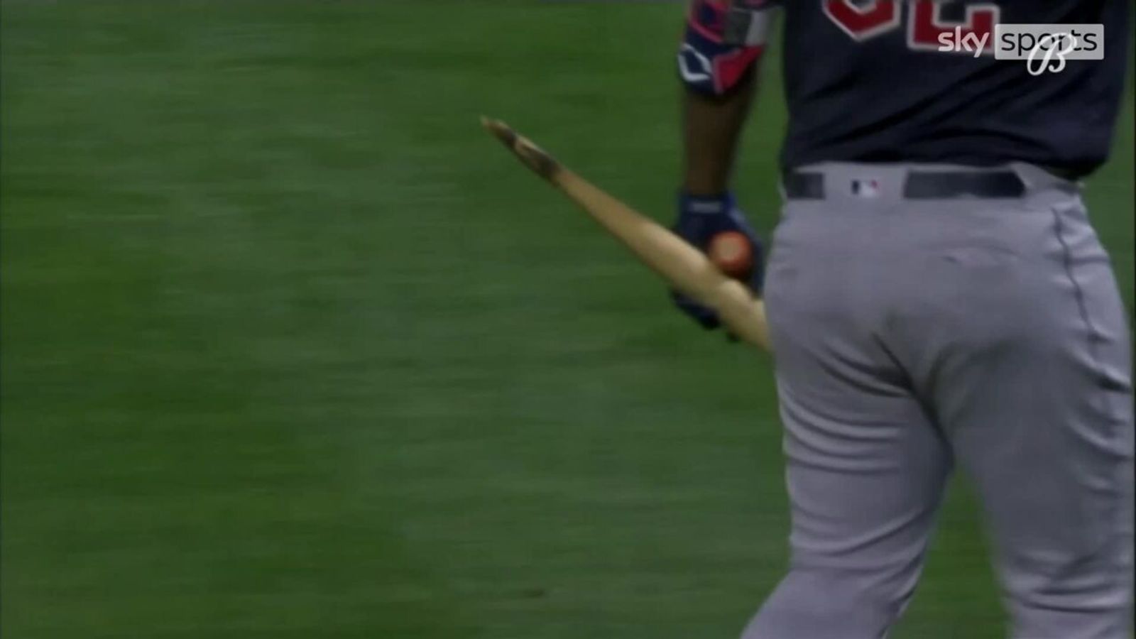 Cleveland Guardians slugger Franmil Reyes smashes bat! | Baseball News ...