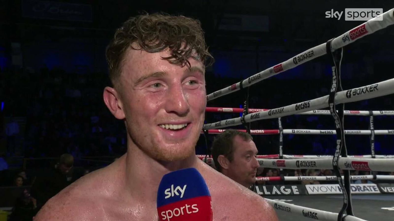 Brad Rea knocks down Lukasz Ndafoluma en route to points win which ...