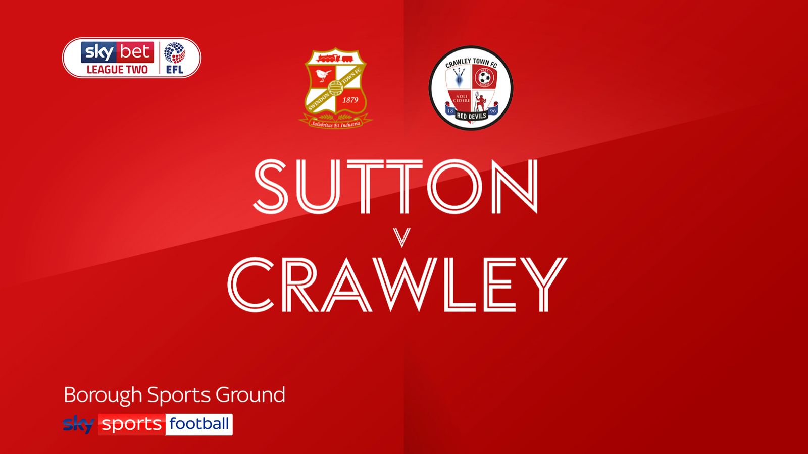 Sutton Utd 3 - 0 Crawley - Match Report & Highlights