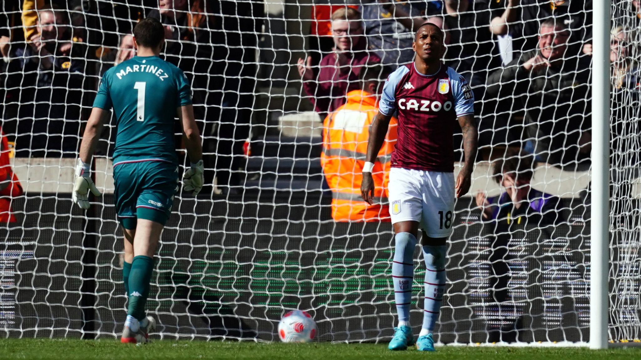 Wolves 2-1 Aston Villa: Hosts hold off rivals to move up to seventh in ...