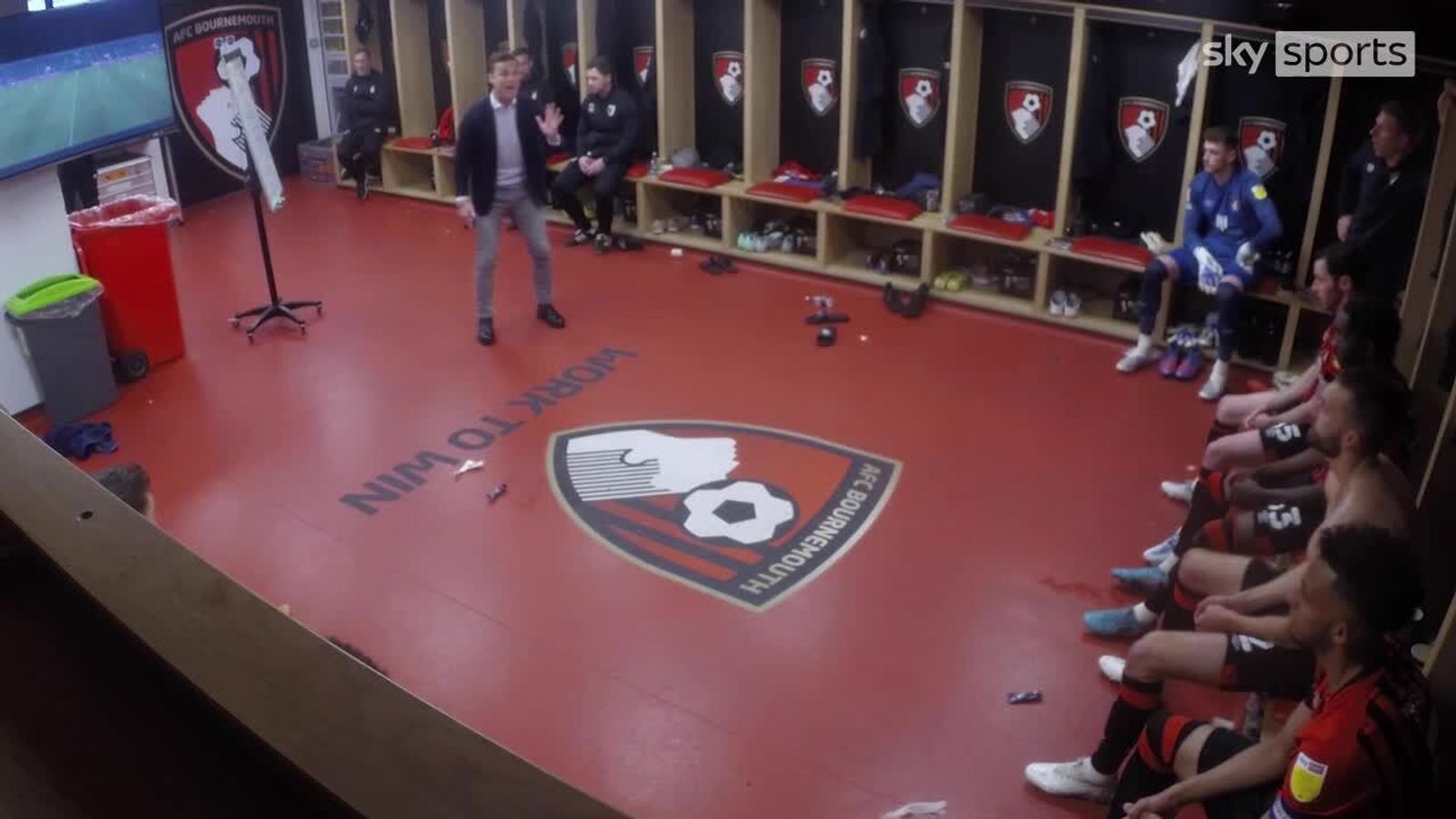 Scott Parker's passionate half-time speech from Bournemouth's promotion ...