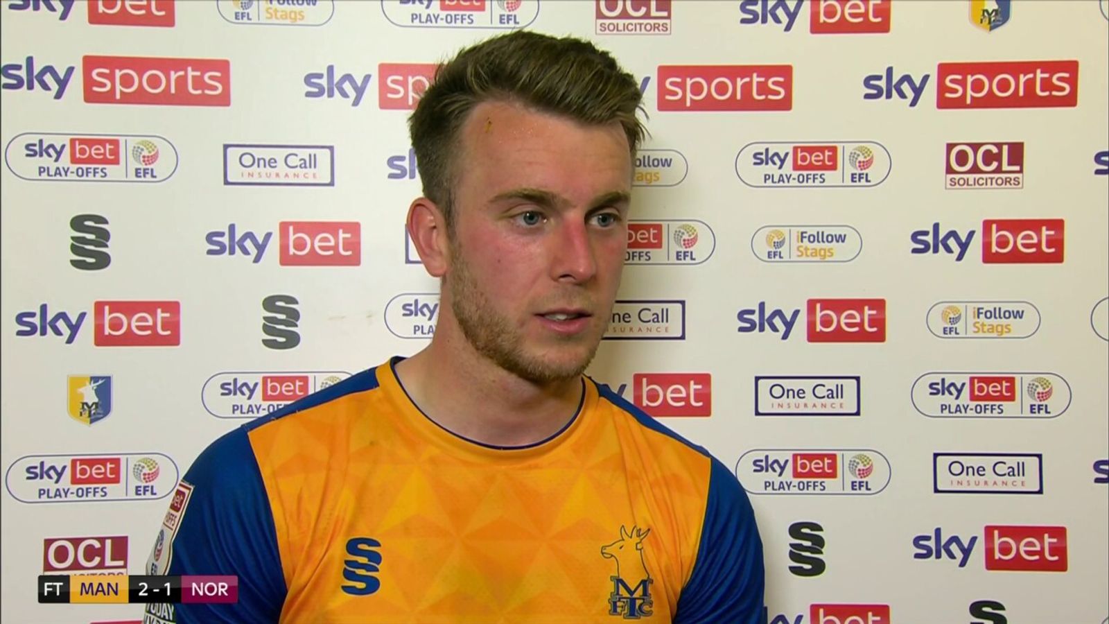 Rhys Oates enjoying the play-off experience | Football News | Sky Sports