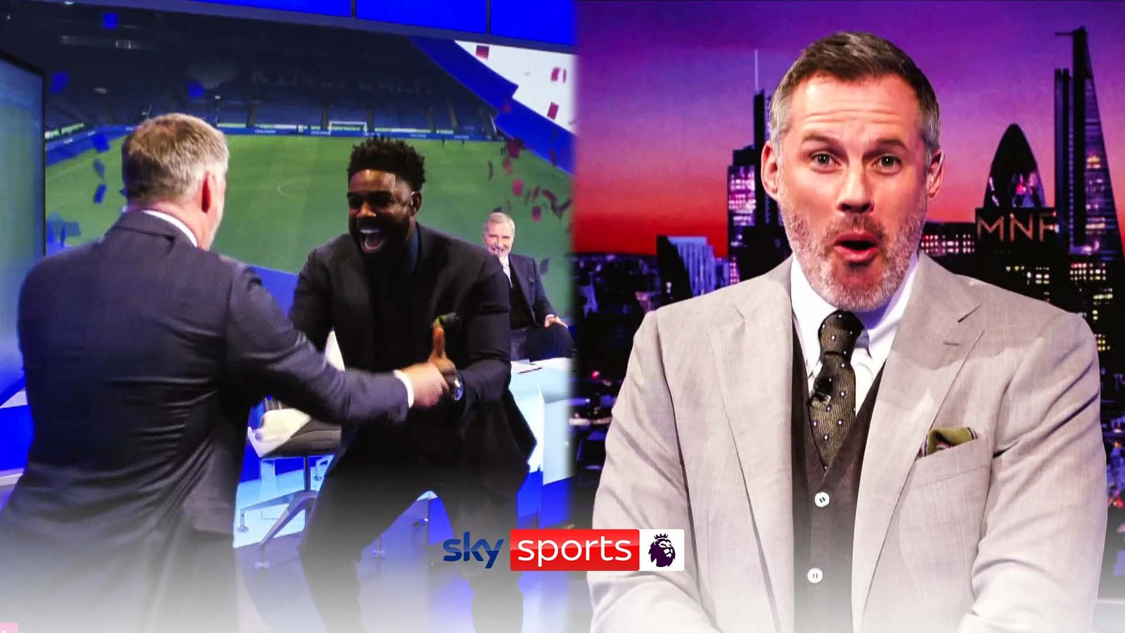 Premier League Live on Sky season funnies - Nev, Carra, Richards and ...