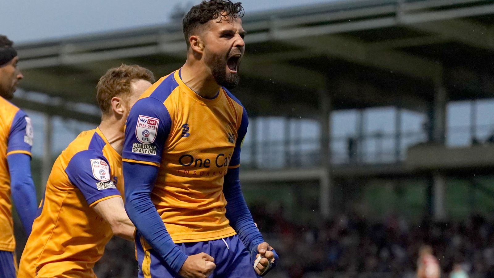 Northampton 0-1 Mansfield (agg: 1-3): Stephen McLaughlin's goal enough to take stoic Stags to ...