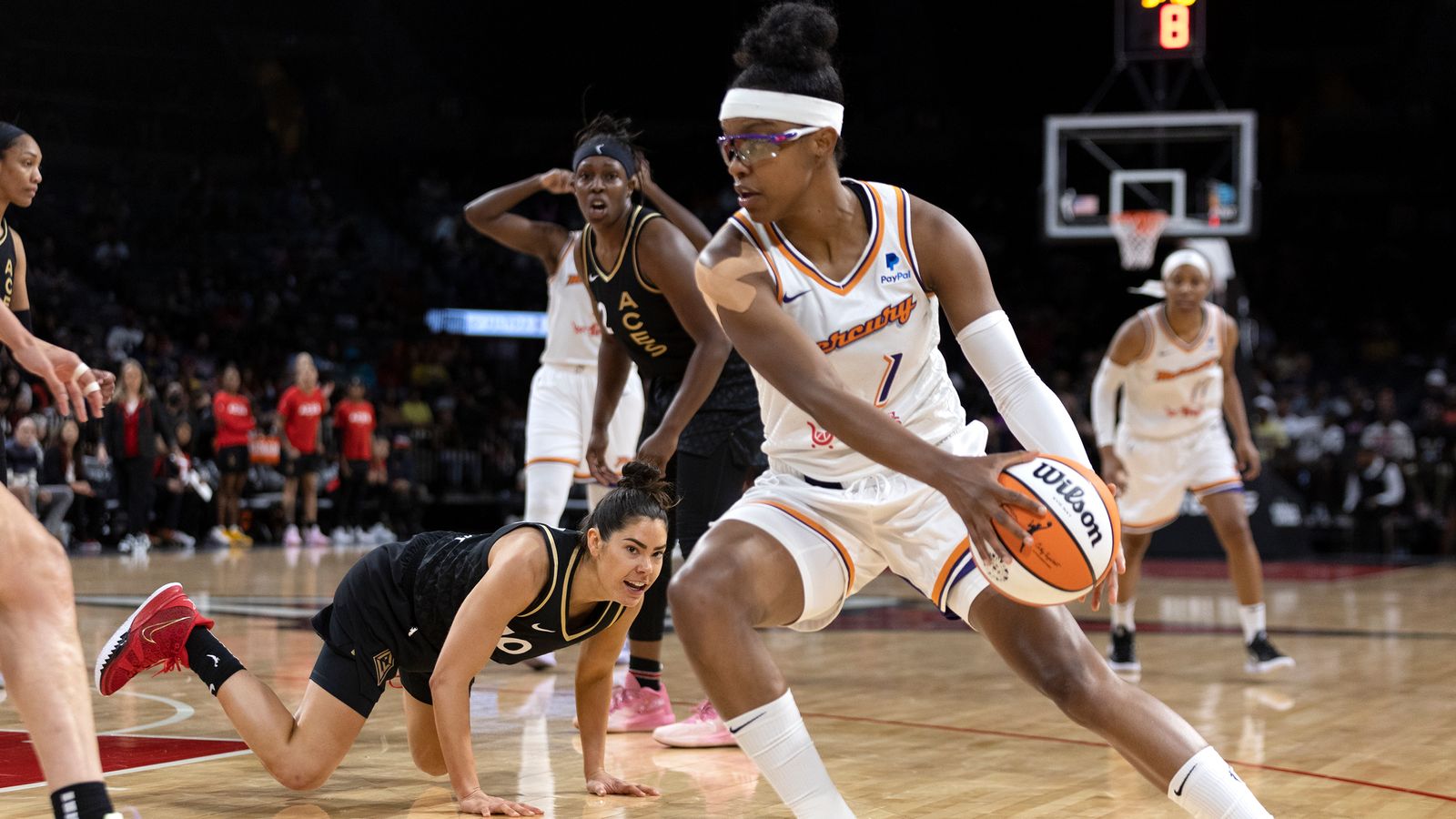 WNBA: Phoenix Mercury 80-100 Las Vegas Aces | NBA News | Sky Sports