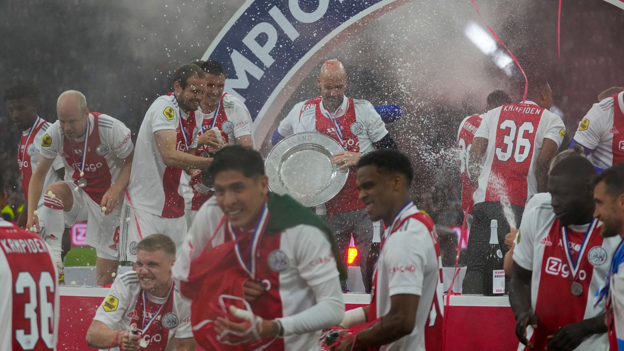 European round-up: Erik ten Hag's Ajax win the Dutch title while Inter ...