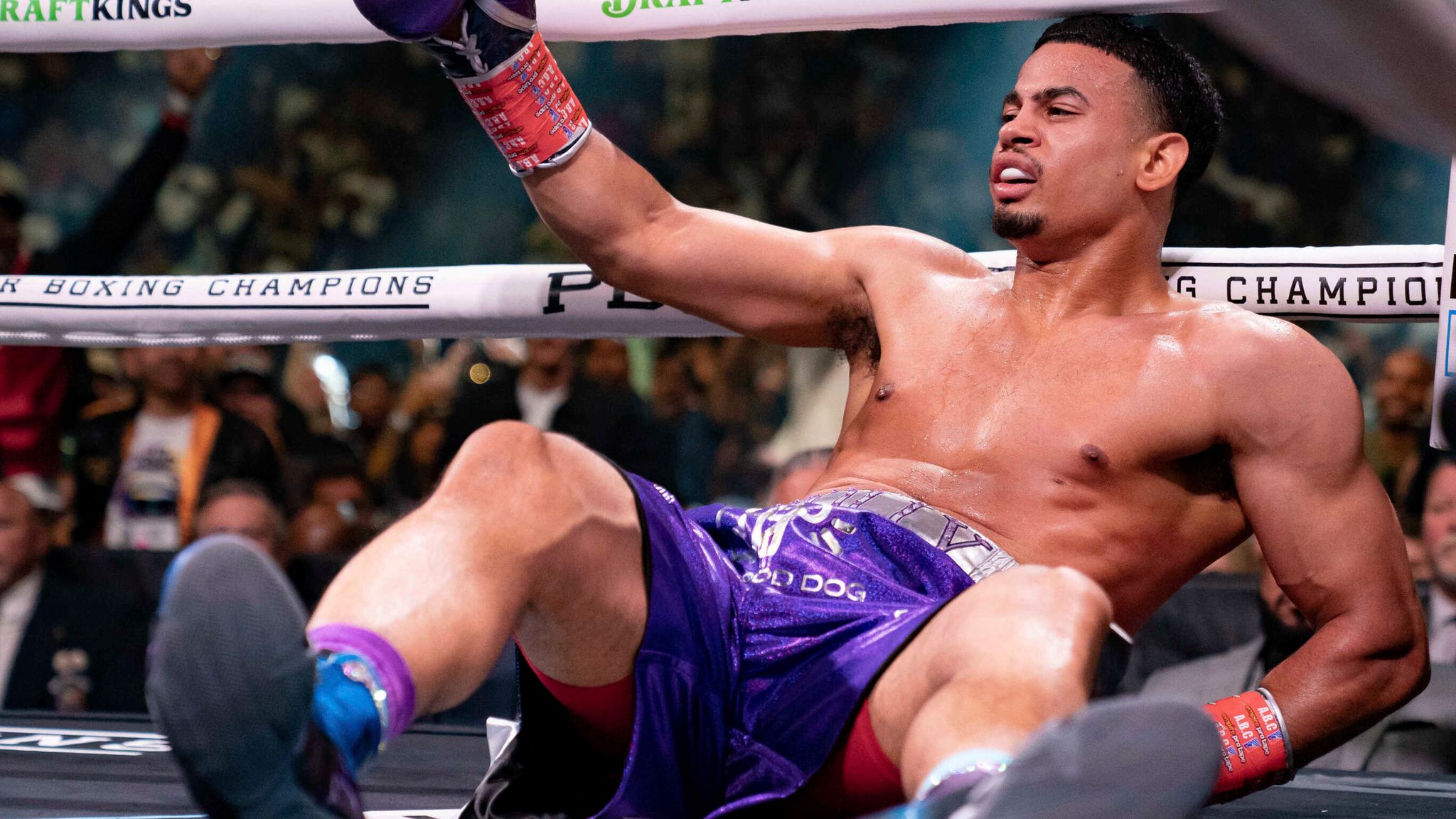 Gervonta Davis retains lightweight title in New York after stopping ...