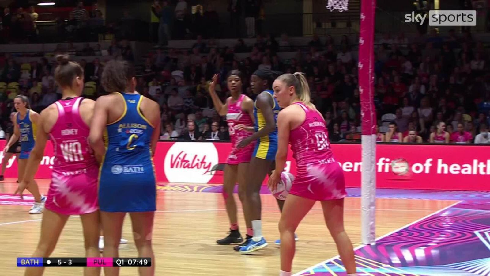 Team Bath 36-32 London Pulse | Vitality Superleague highlights ...