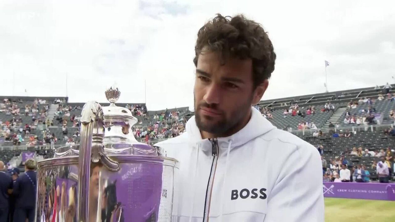 Emotional Matteo Berrettini stunned by Queen's win | Tennis News | Sky ...