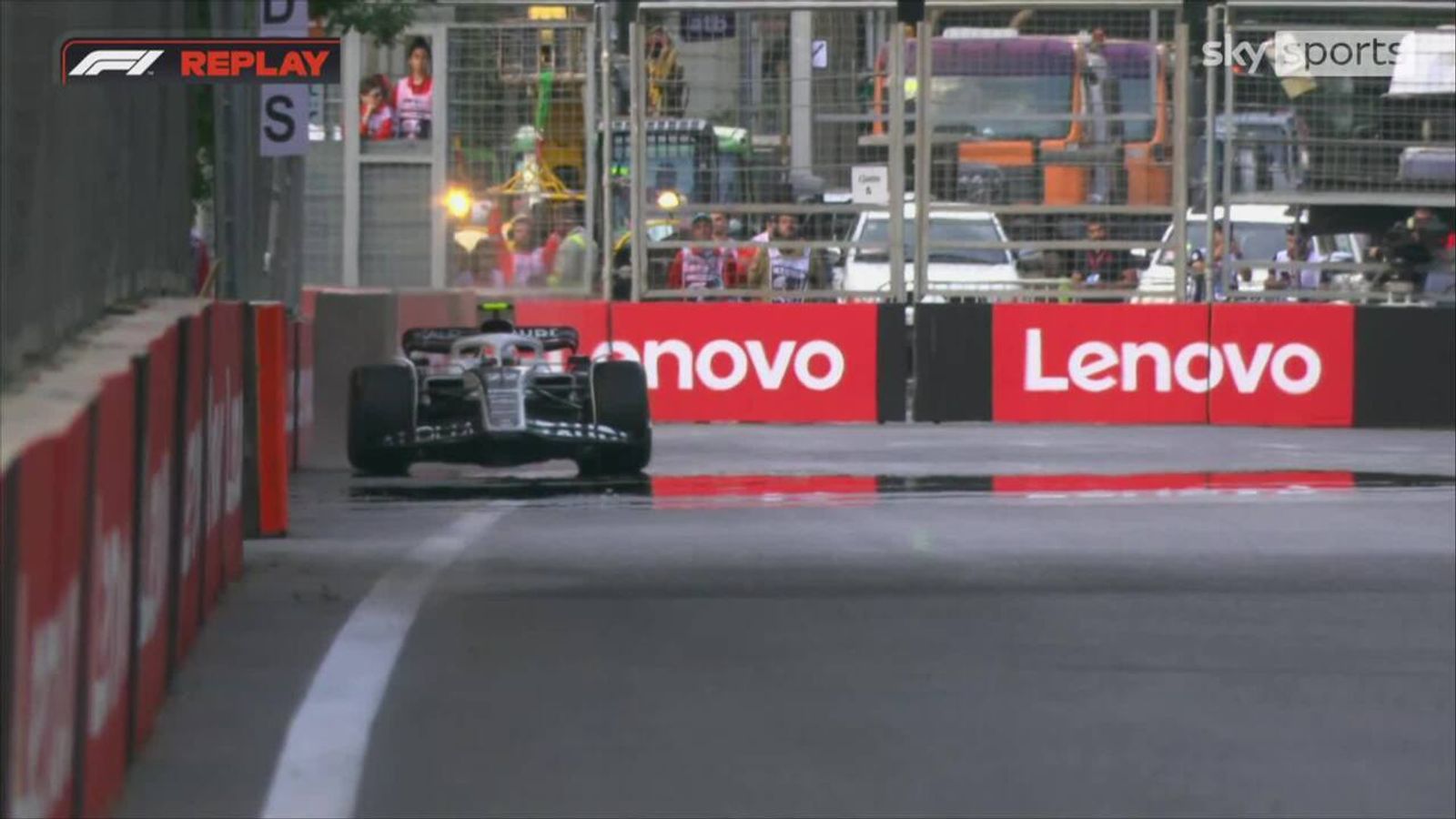 Yuki Tsunoda brushes the wall with close shave | F1 News | Sky Sports