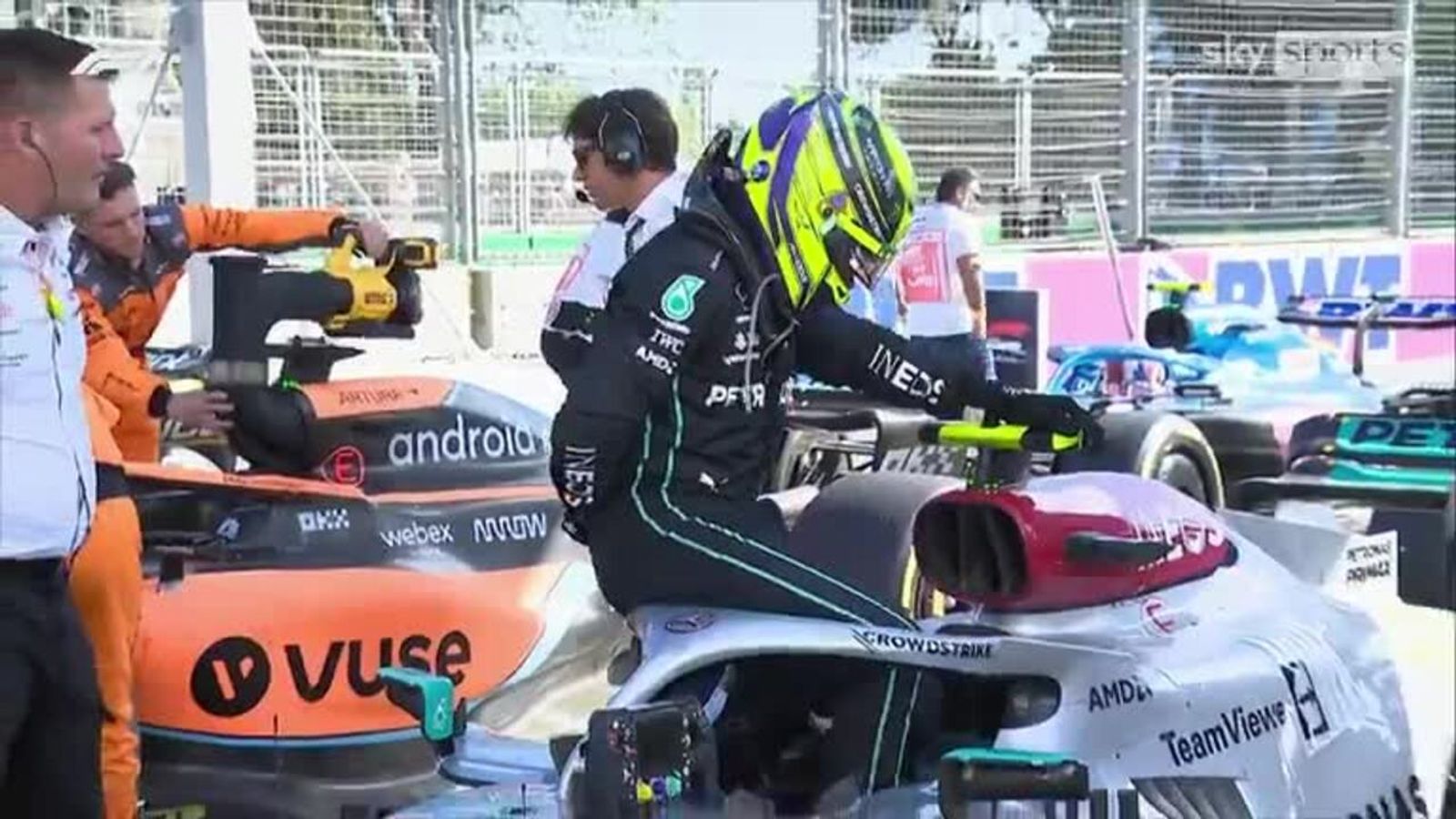 Azerbaijan GP: Lewis Hamilton reveals back pain caused by bouncing ...