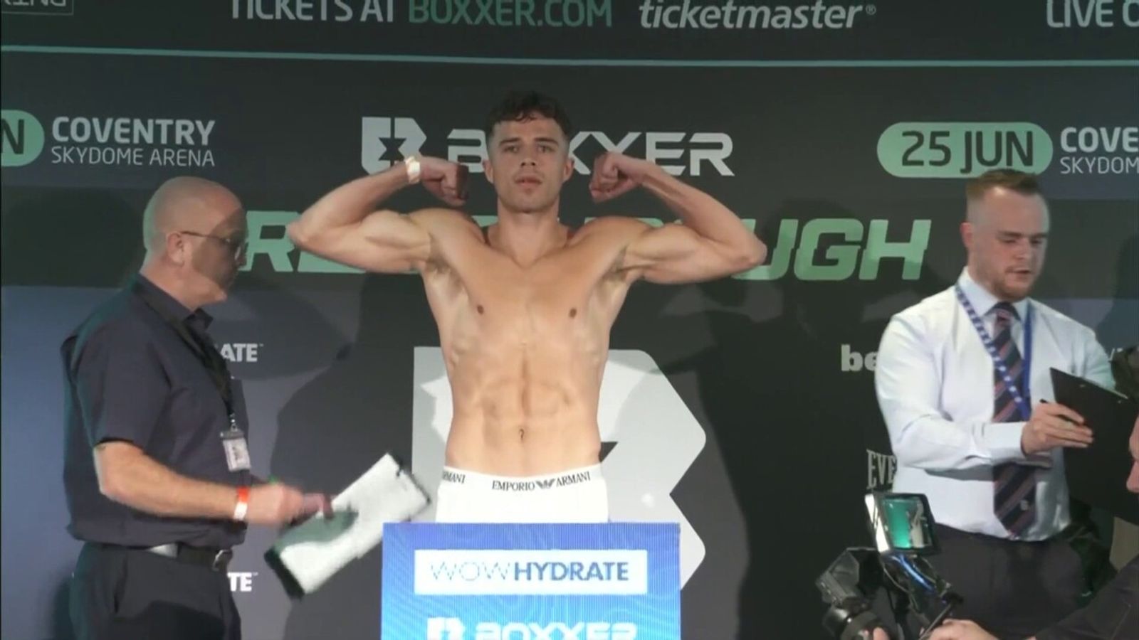 Cori Gibbs v Carlos Perez | Weigh-in | Boxing News | Sky Sports