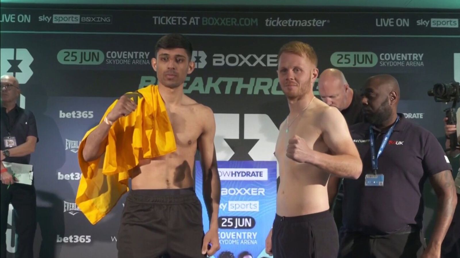 Dylan Cheema v Stu Greener | Weigh-in | Boxing News | Sky Sports