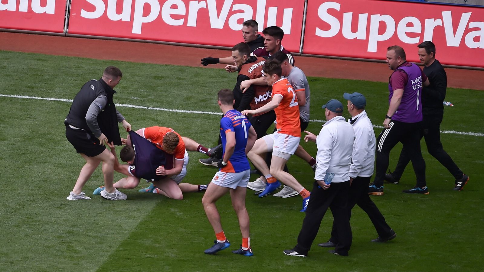 Galway-Armagh brawl: GAA set to investigate full-scale melee in All ...