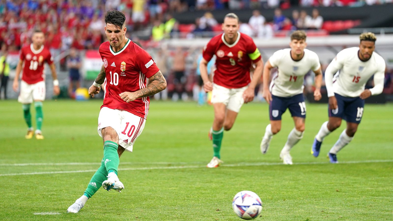 Hungary 1-0 England: Dominik Szoboszlai's second-half spot-kick gives ...