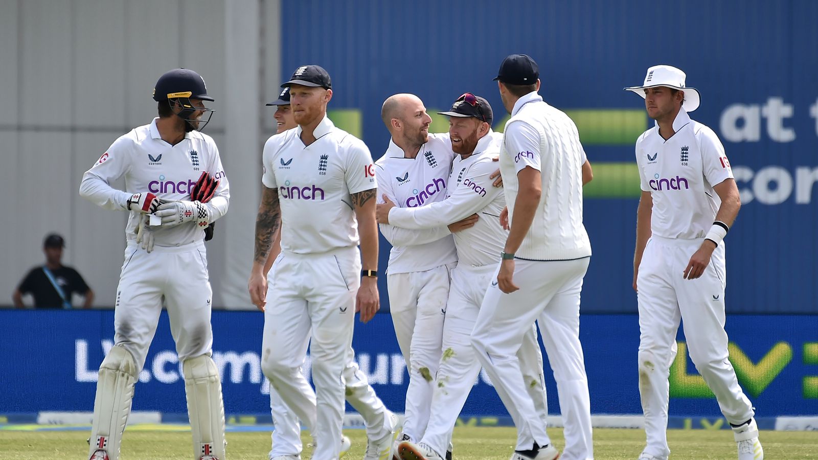 Stunning catch from Jonny Bairstow as Jack Leach gets his fifer ...