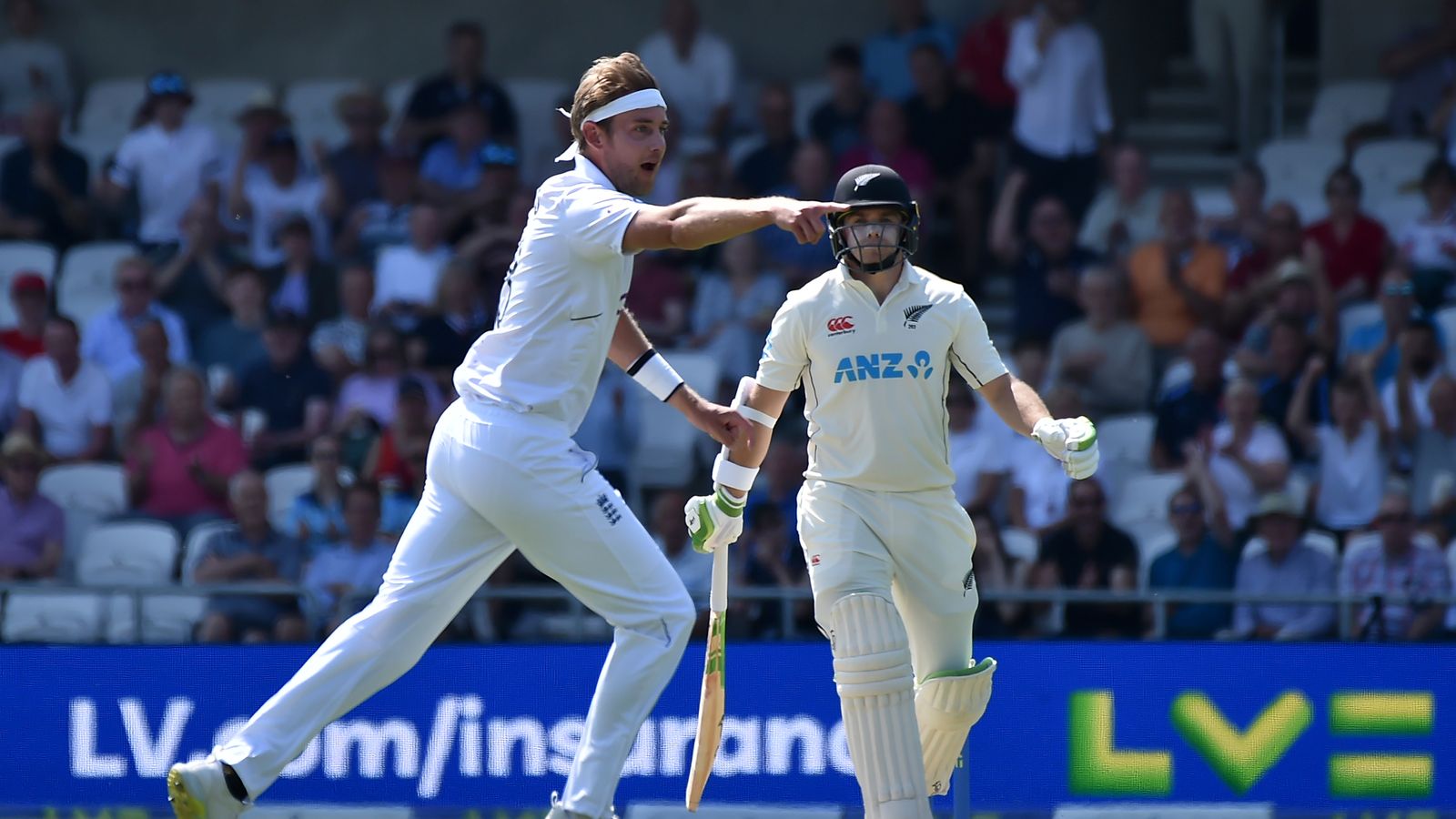 Stuart Broad strikes early to remove Tom Latham! | Cricket News | Sky ...