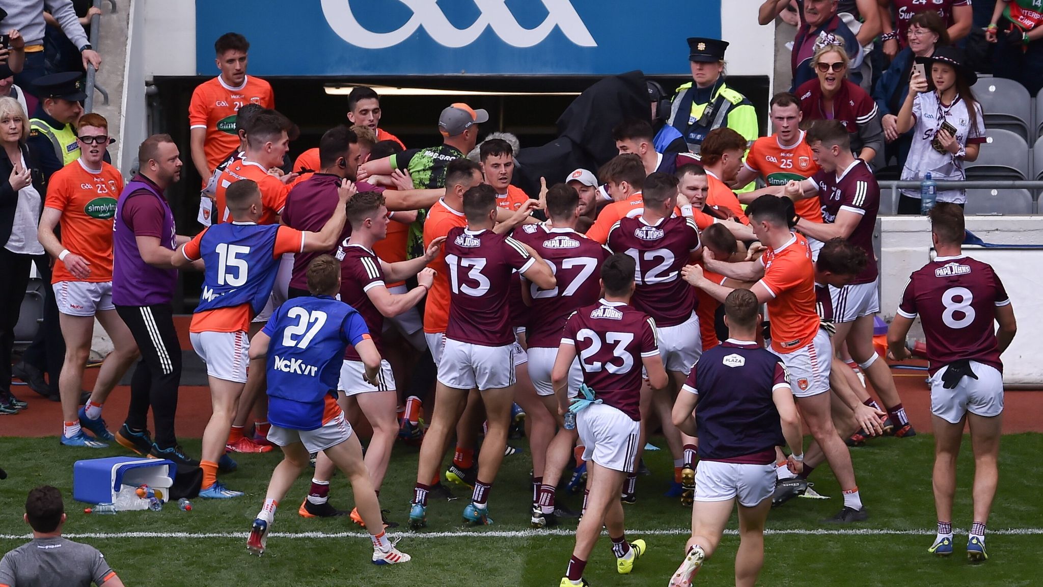 Galway-Armagh brawl: GAA set to investigate full-scale melee in All ...