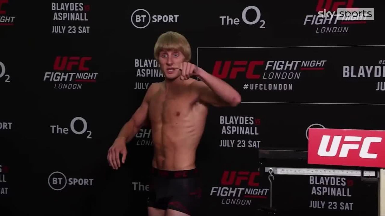 Paddy Pimblett slams ‘fat-shamers’ during weigh-in | WWE News | Sky Sports