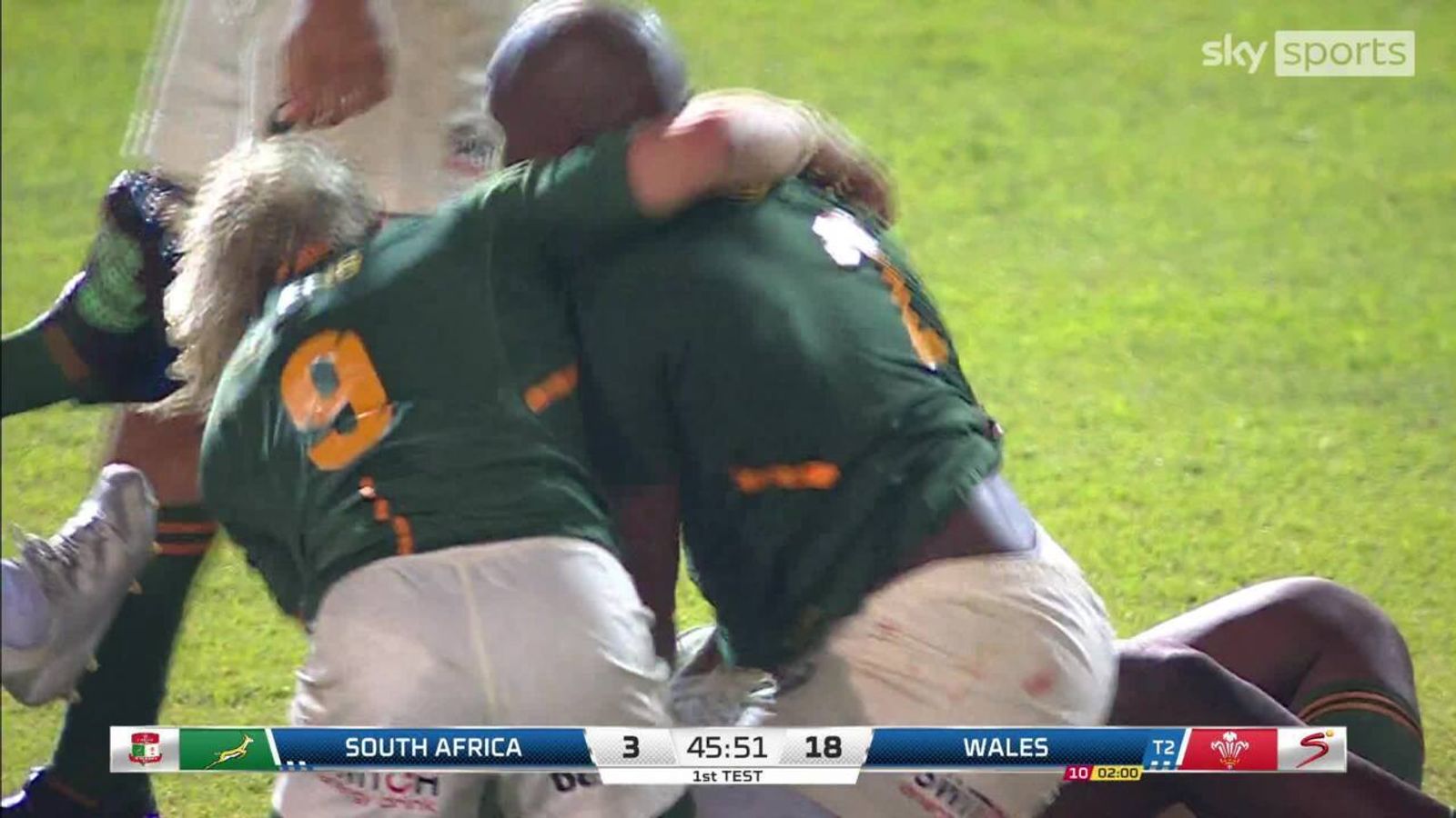 Bongi Mbonambi closes the gap with a try | Rugby Union News | Sky Sports