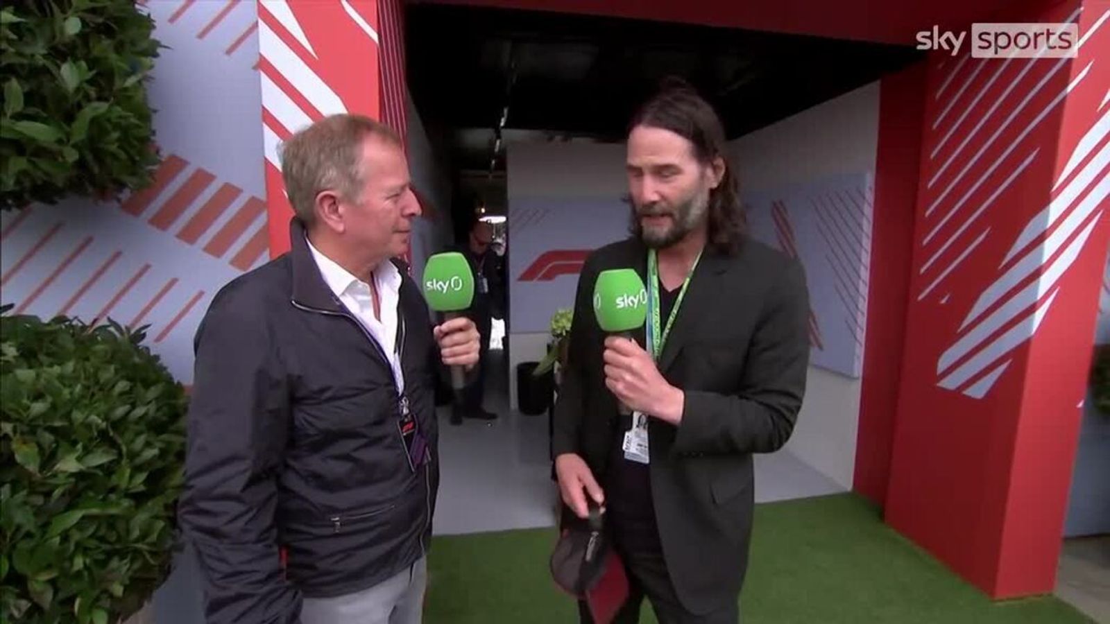 Keanu Reeves enthralled by Formula One experience! | F1 News | Sky Sports