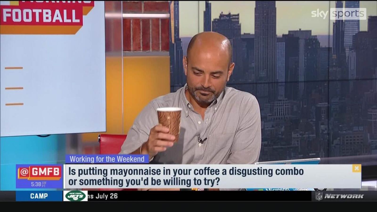 Willing to try the 'Will Levis Special'? Mayo in your coffee! | NFL ...