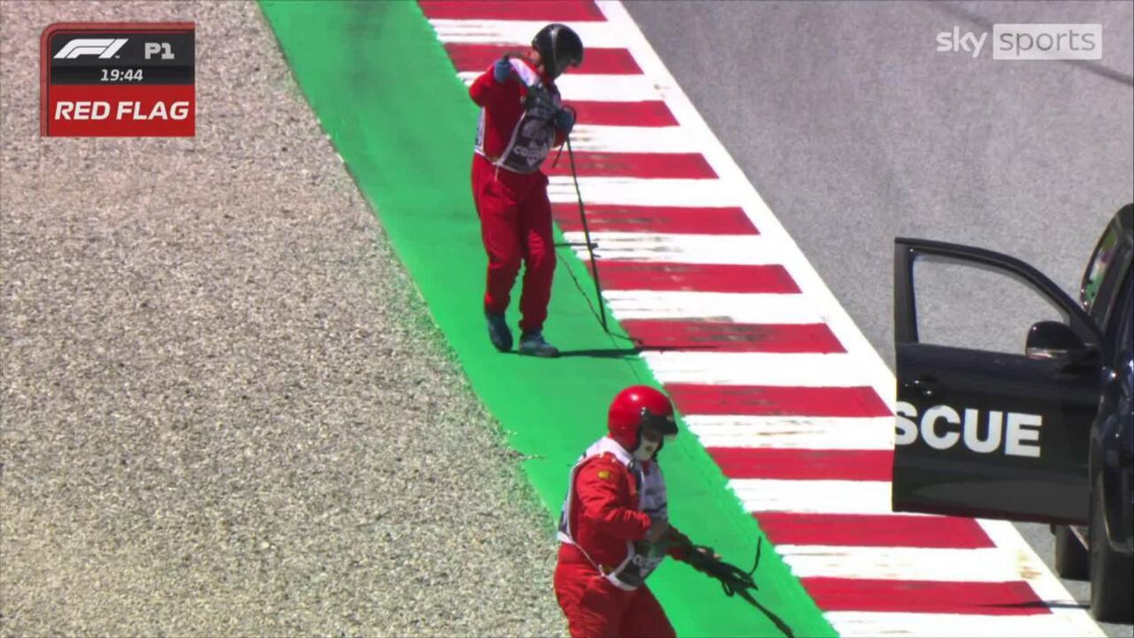Unusual track debris stops session again in Austrian GP practice | F1 ...