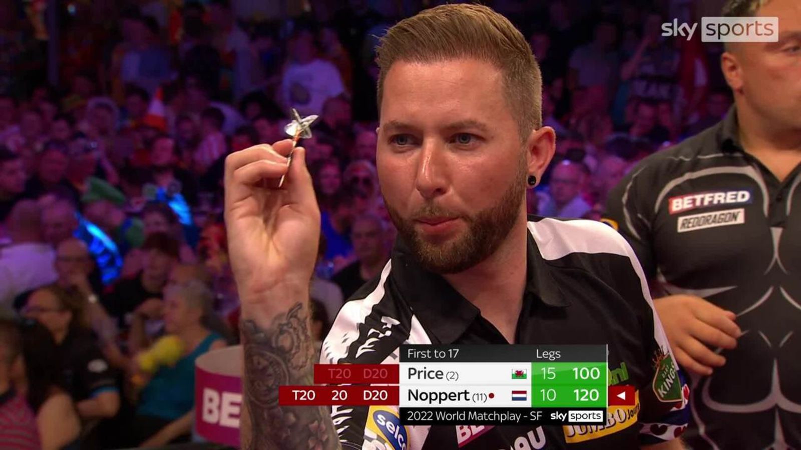 Danny Noppert's beautiful 120 checkout | Darts News | Sky Sports