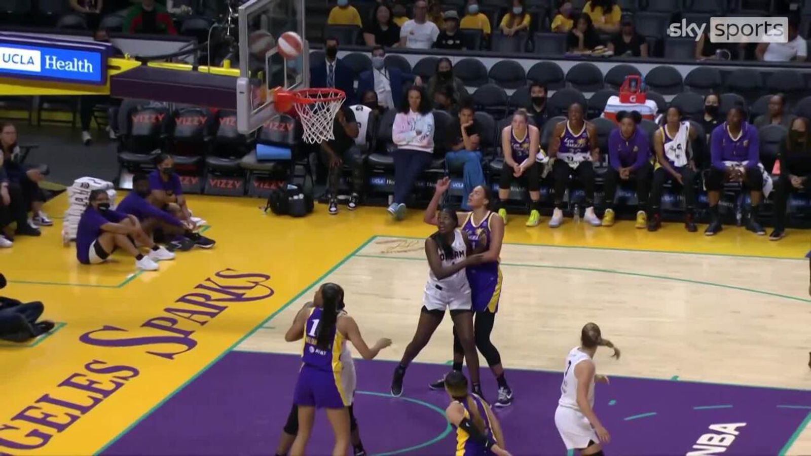 WNBA: Atlanta Dream 78-85 Los Angeles Sparks | NBA News | Sky Sports