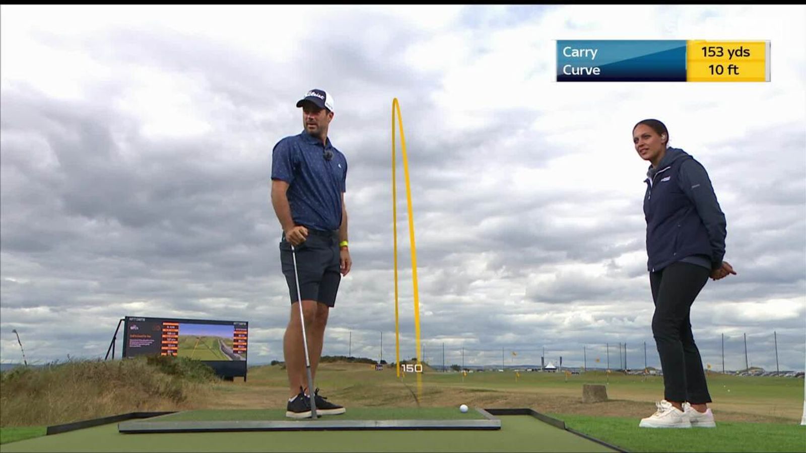 Jamie Redknapp takes on the 150-yard challenge at The Open | Golf News ...