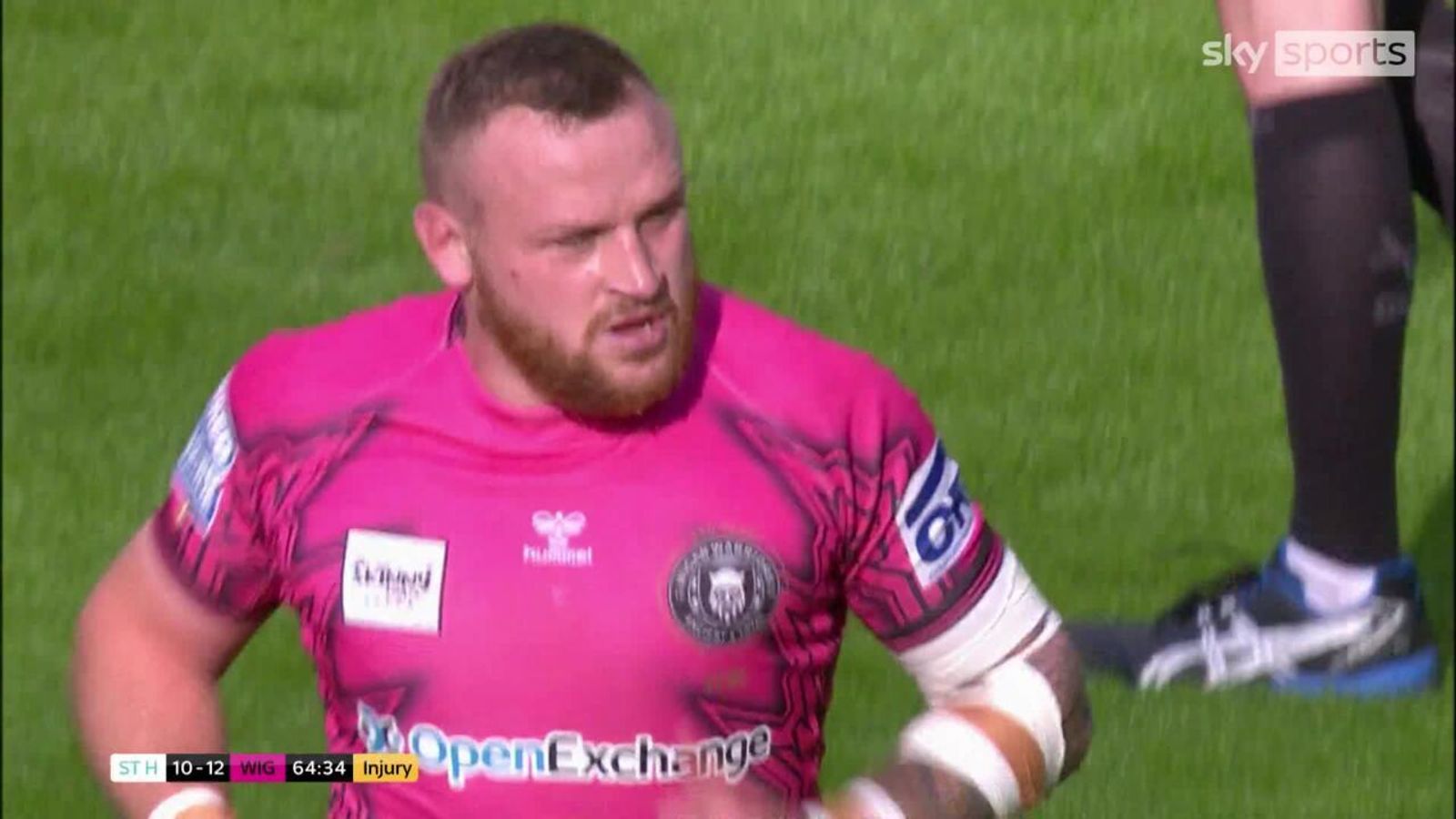 Wigan Warriors' Brad Singleton gets a red on 200th appearance | Rugby ...