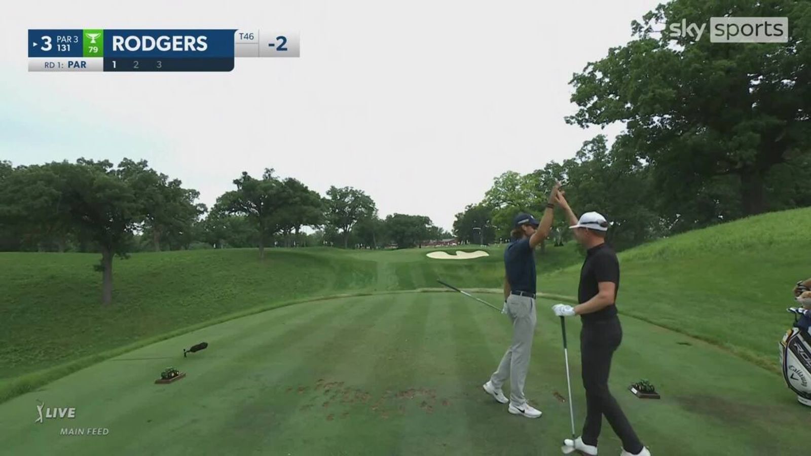 Patrick Rodgers celebrates amazing ace at John Deere Classic. | Golf ...