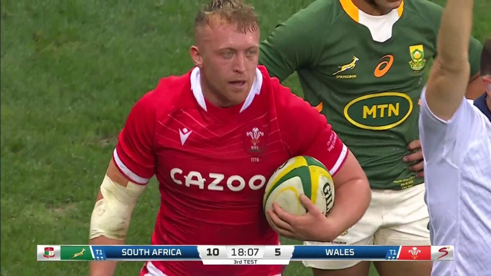 Tommy Reffell responds with first Test try | Rugby Union News | Sky Sports