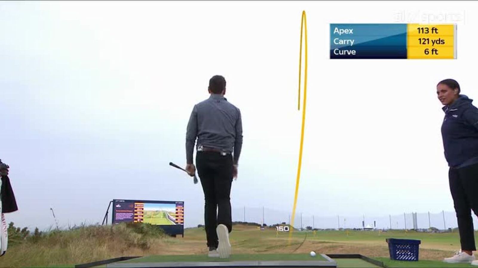 Nick Dougherty's 150-yard challenge attempt | Golf News | Sky Sports