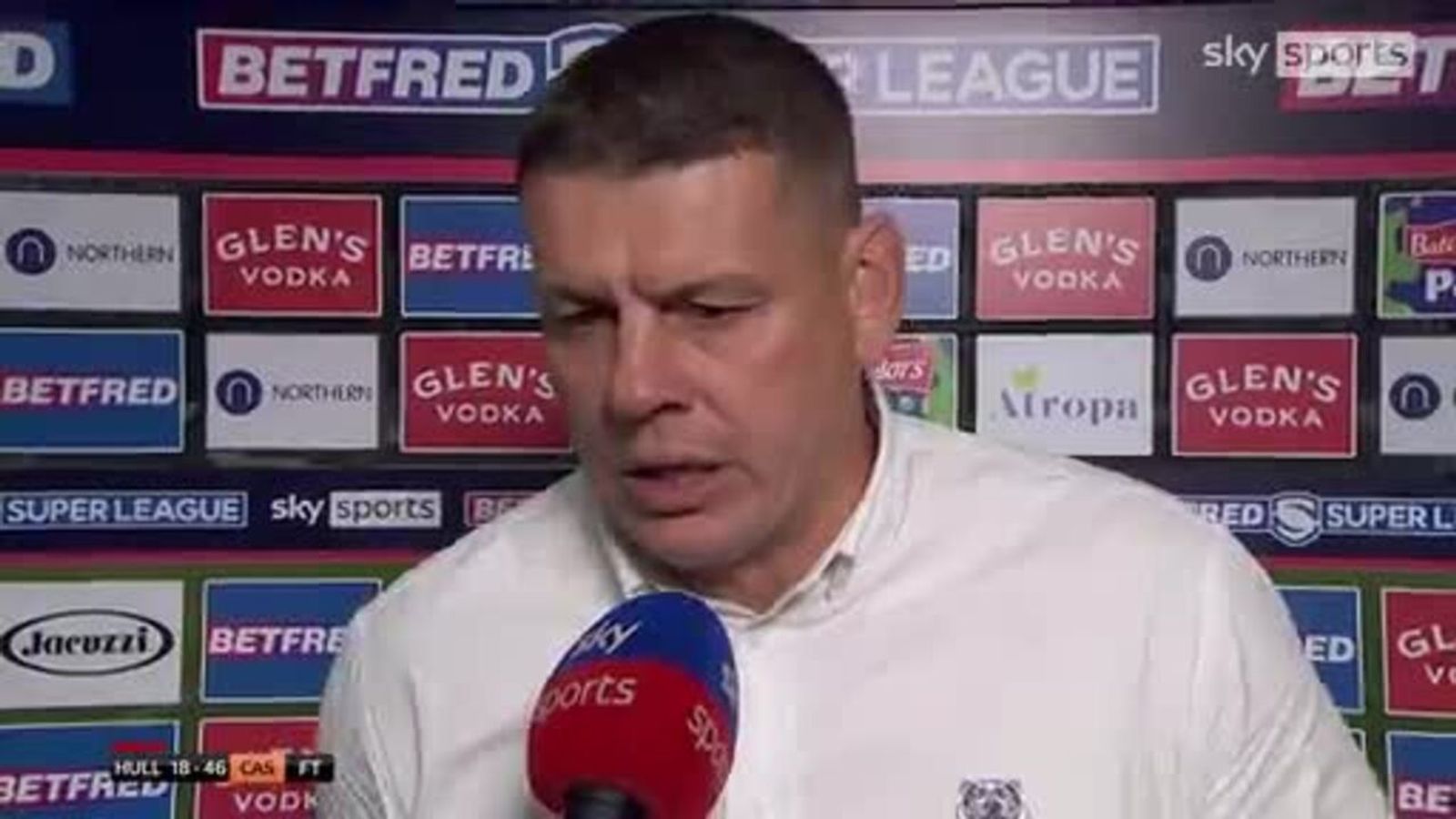 Lee Radford: Castleford Tigers head coach reacts to 46-18 win over Hull ...
