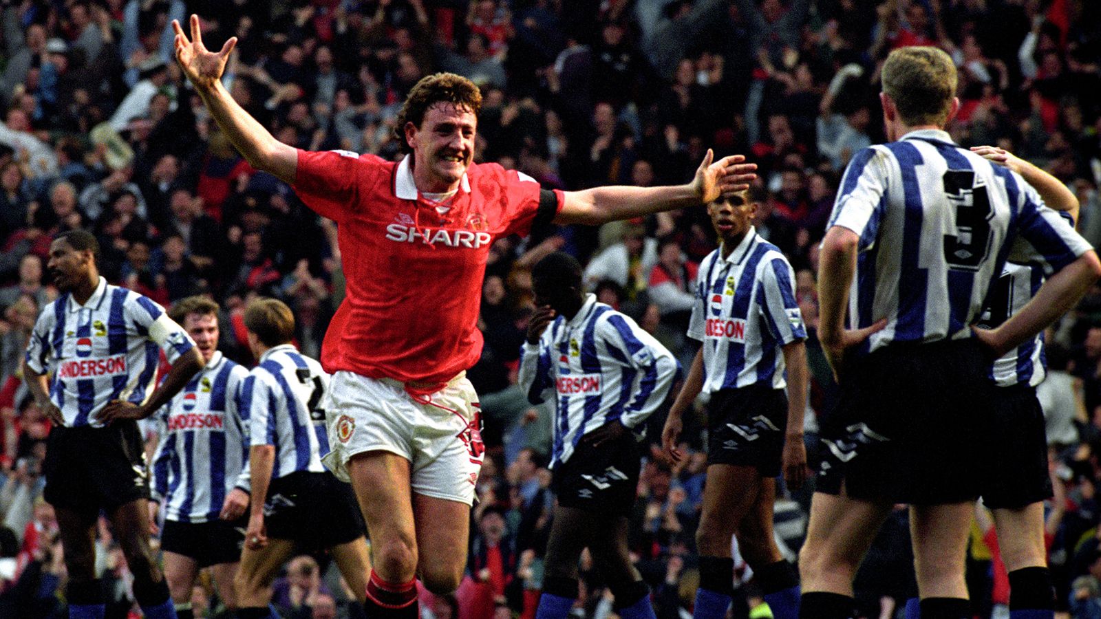 On this day: Steve Bruce's late title-winner for Manchester United ...