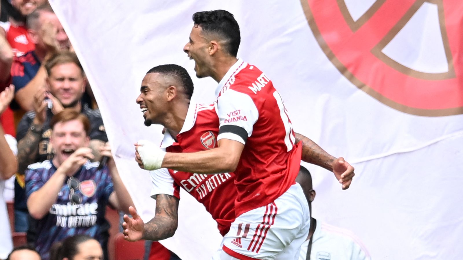 Arsenal 6-0 Sevilla: Gabriel Jesus scores hat-trick as Bukayo Saka and ...