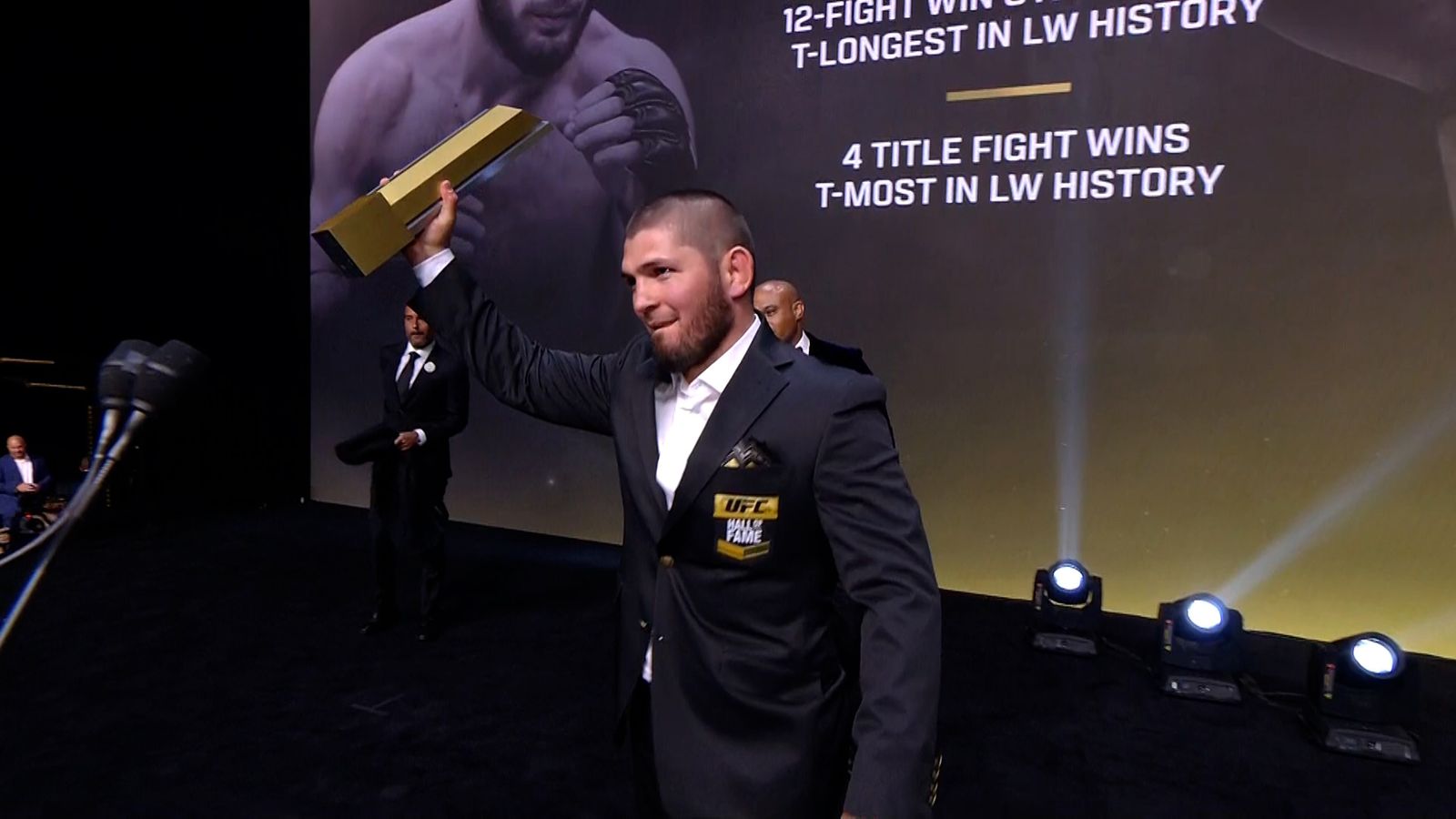 Khabib Nurmagomedov joins the UFC Hall of Fame | WWE News | Sky Sports