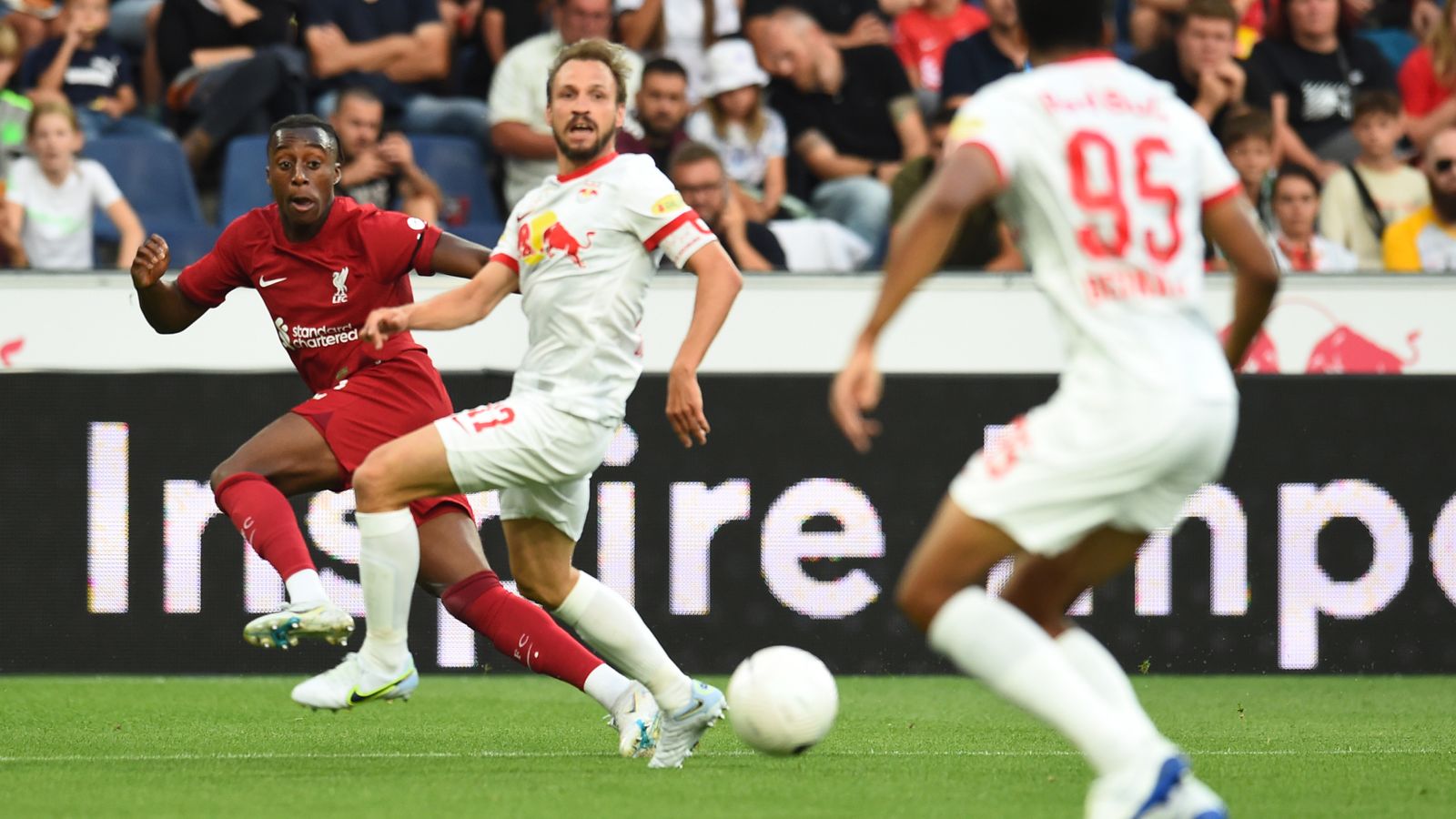 Red Bull Salzburg 1-0 Liverpool: Benjamin Sesko scores winning goal as ...