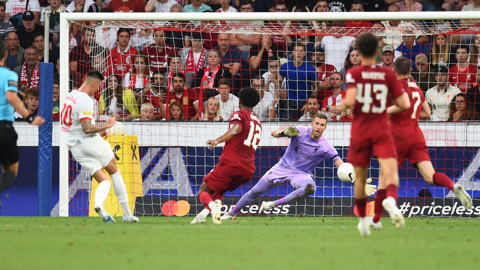 Red Bull Salzburg 1-0 Liverpool: Benjamin Sesko scores winning goal as Reds lose last game ...