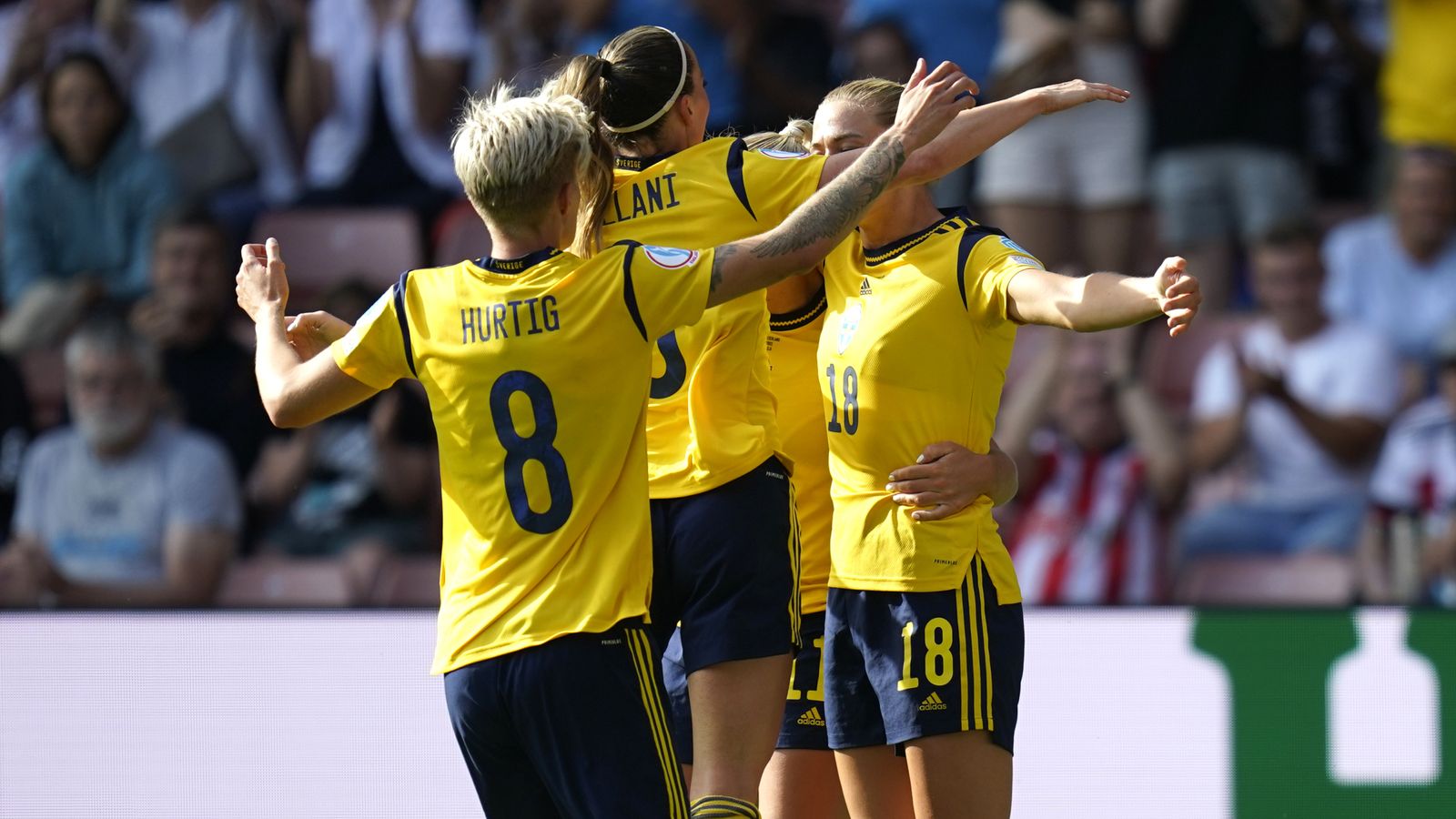 Sweden Women 2-1 Switzerland Women: Hanna Bennison winner gives Sweden ...