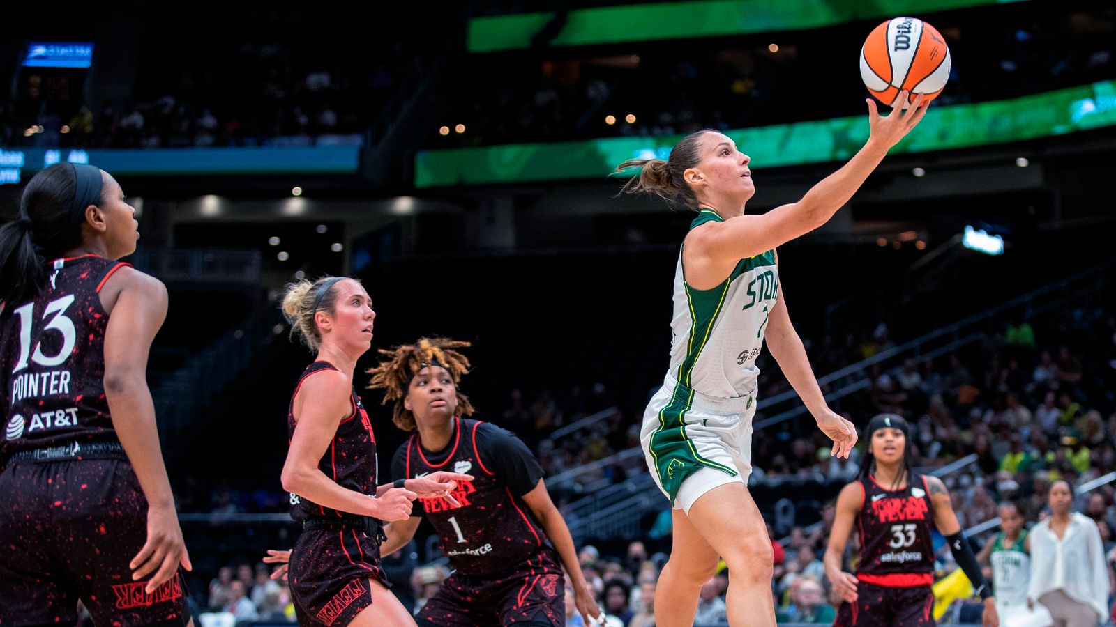 WNBA: Indiana Fever 57-73 Seattle Storm | NBA News | Sky Sports