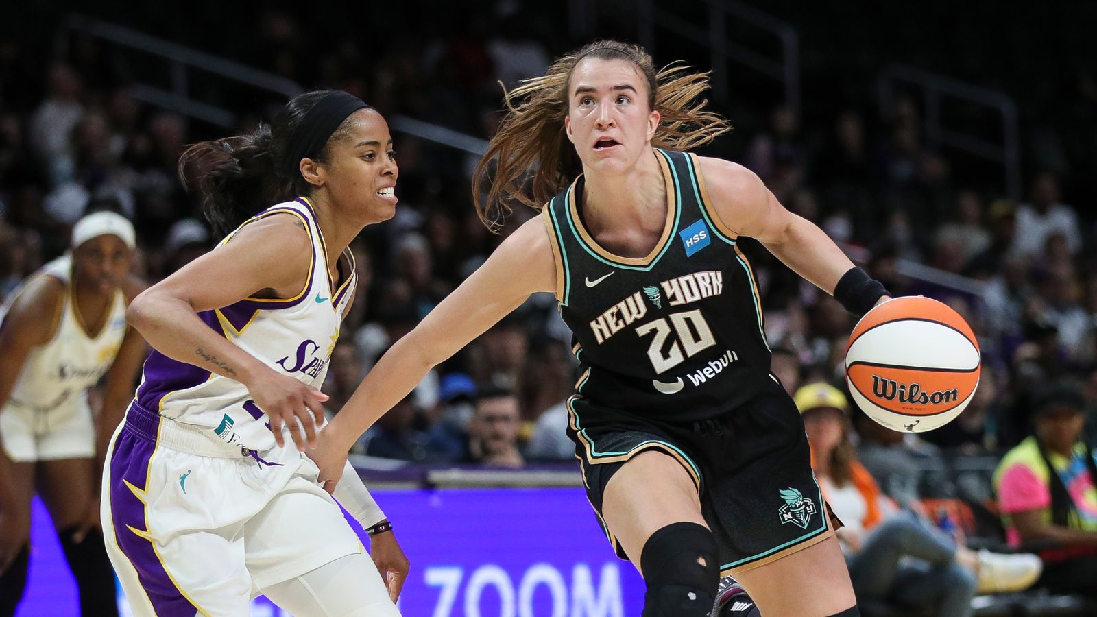 WNBA: New York Liberty 74-84 Los Angeles Sparks | NBA News | Sky Sports