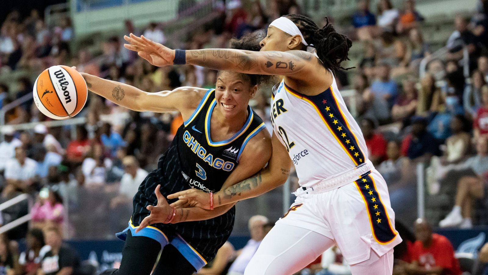 WNBA: Chicago Sky 93-84 Indiana Fever | NBA News | Sky Sports