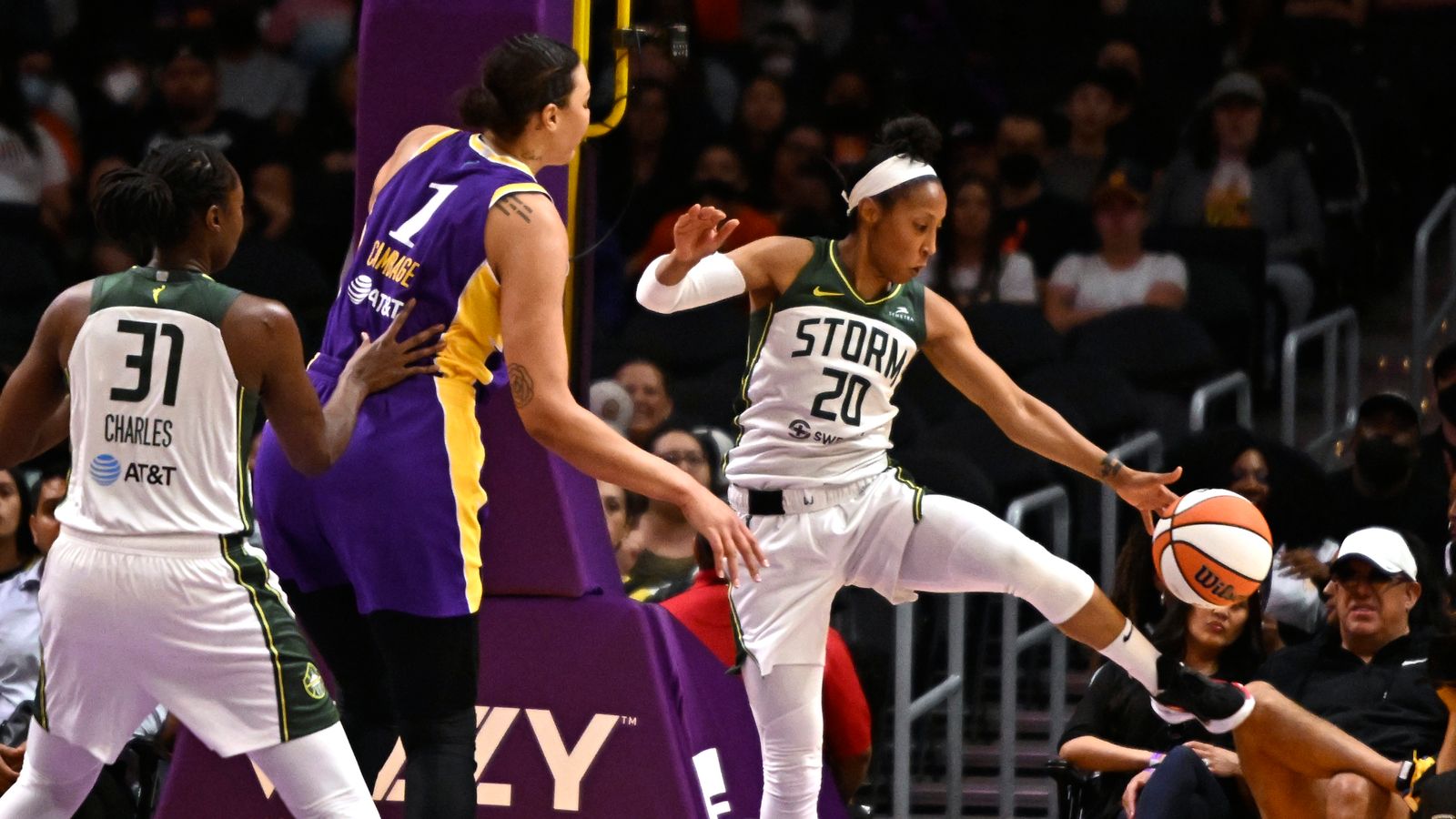 WNBA: Seattle Storm 106-69 Los Angeles Sparks | NBA News | Sky Sports